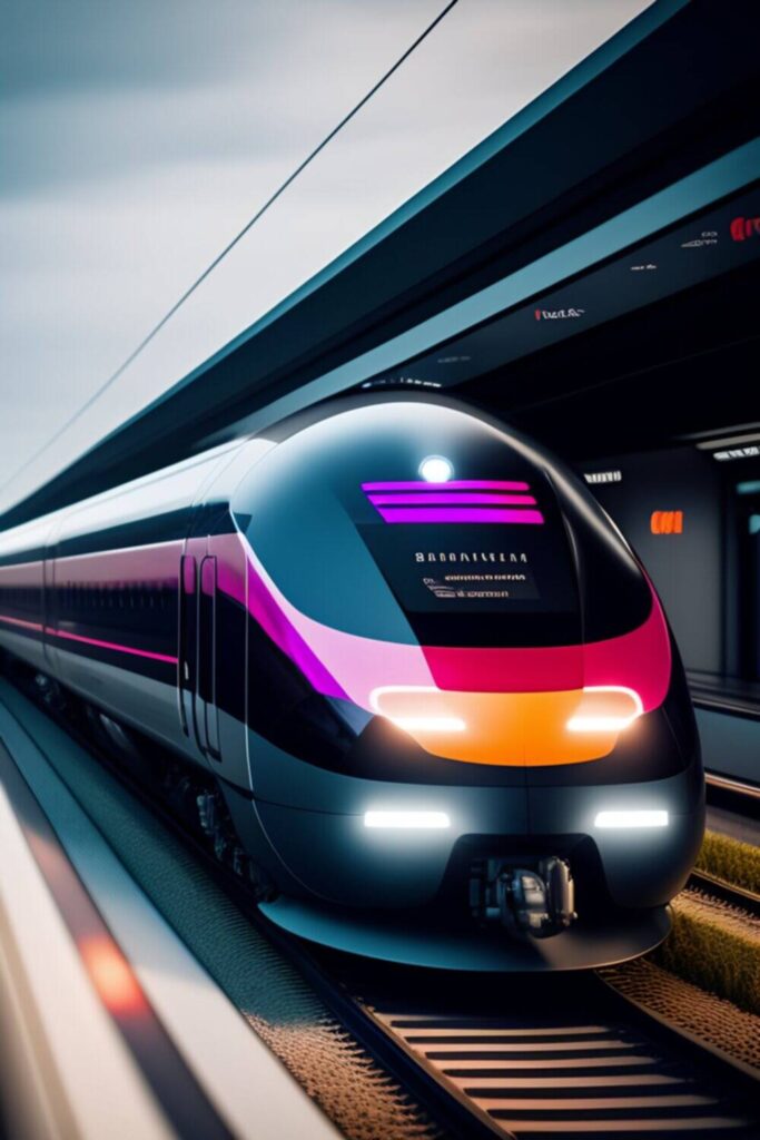The world’s fastest train is the Shanghai Maglev in China